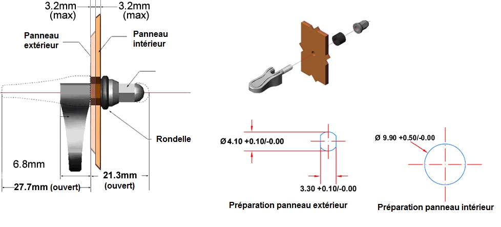 Acheter Loquet à expansion - Loquet à expansion - Fixations rapides : 1 ...